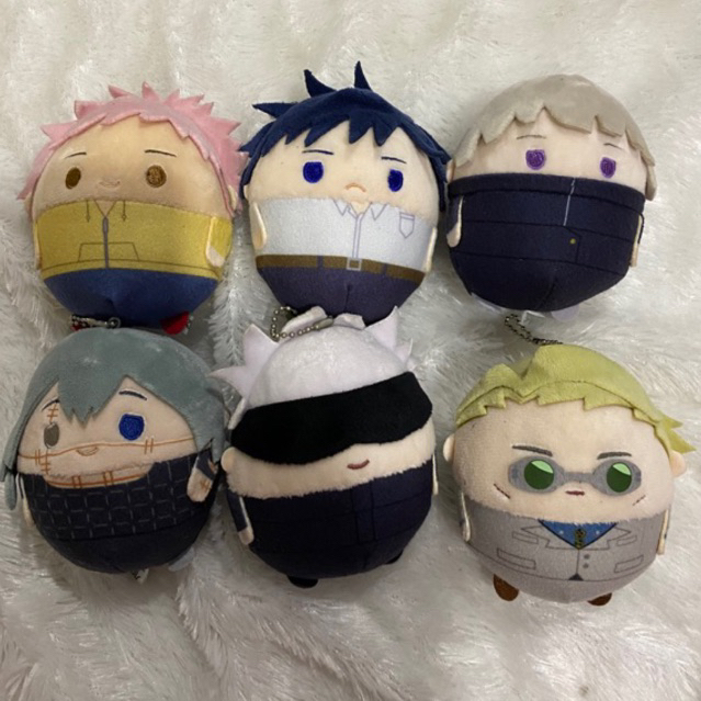 Official PLUSH plushie Jujutsu Kaisen doll JJK Fuwa Gojo Satoru Yuji ...