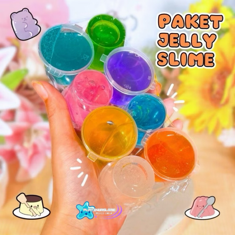 JELLY SLIME PACKAGE CONTAINS 8 PCS BY PLATINUMSLIME || JIGGLY SLIME || SLIME || MANY SLIME ...