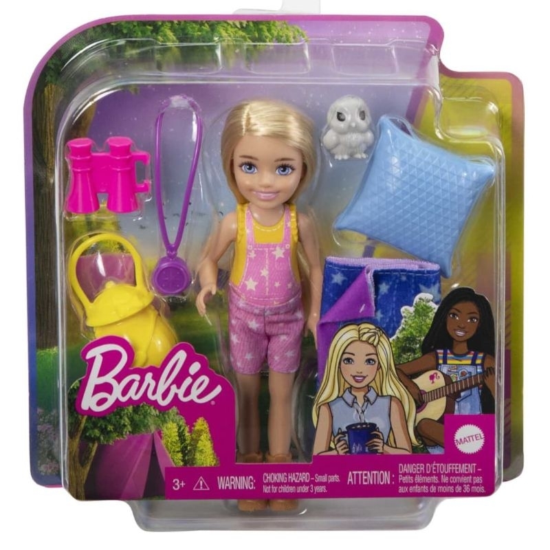 Barbie CHELSEA CAMPING doll set Original Mattel | Shopee Singapore