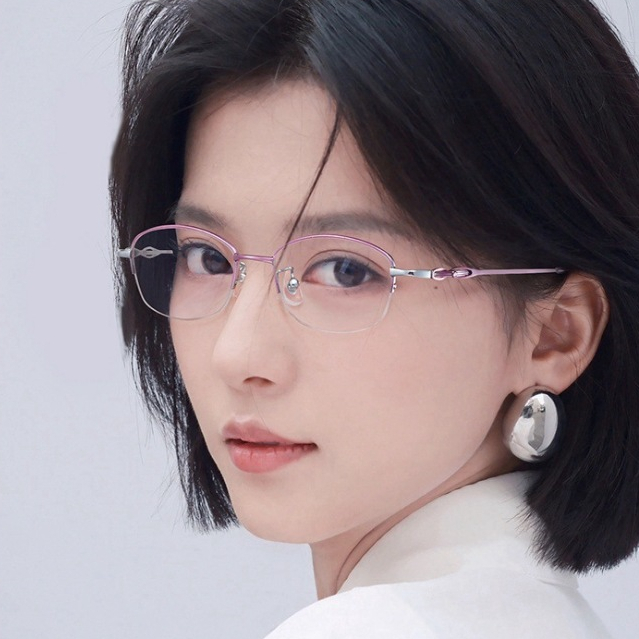 Optical glasses minus plus anti-radiation photochromic bluechromic lens ...