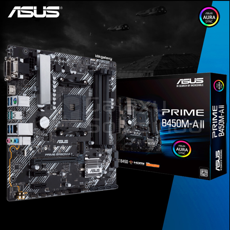 ASUS PRIME B450M-A II - AMD B450 AM4 Motherboard | Shopee Singapore