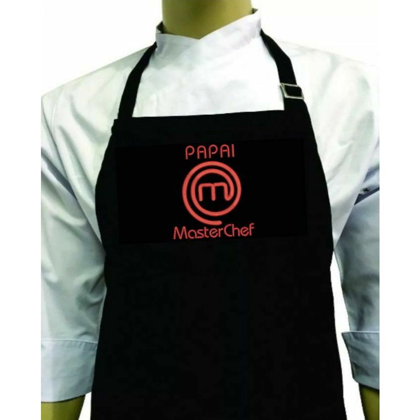 ADD NAME OF MASTER CHEF APRON MASTERCHEF APRON WITH EMBROIDERED LOGO ...