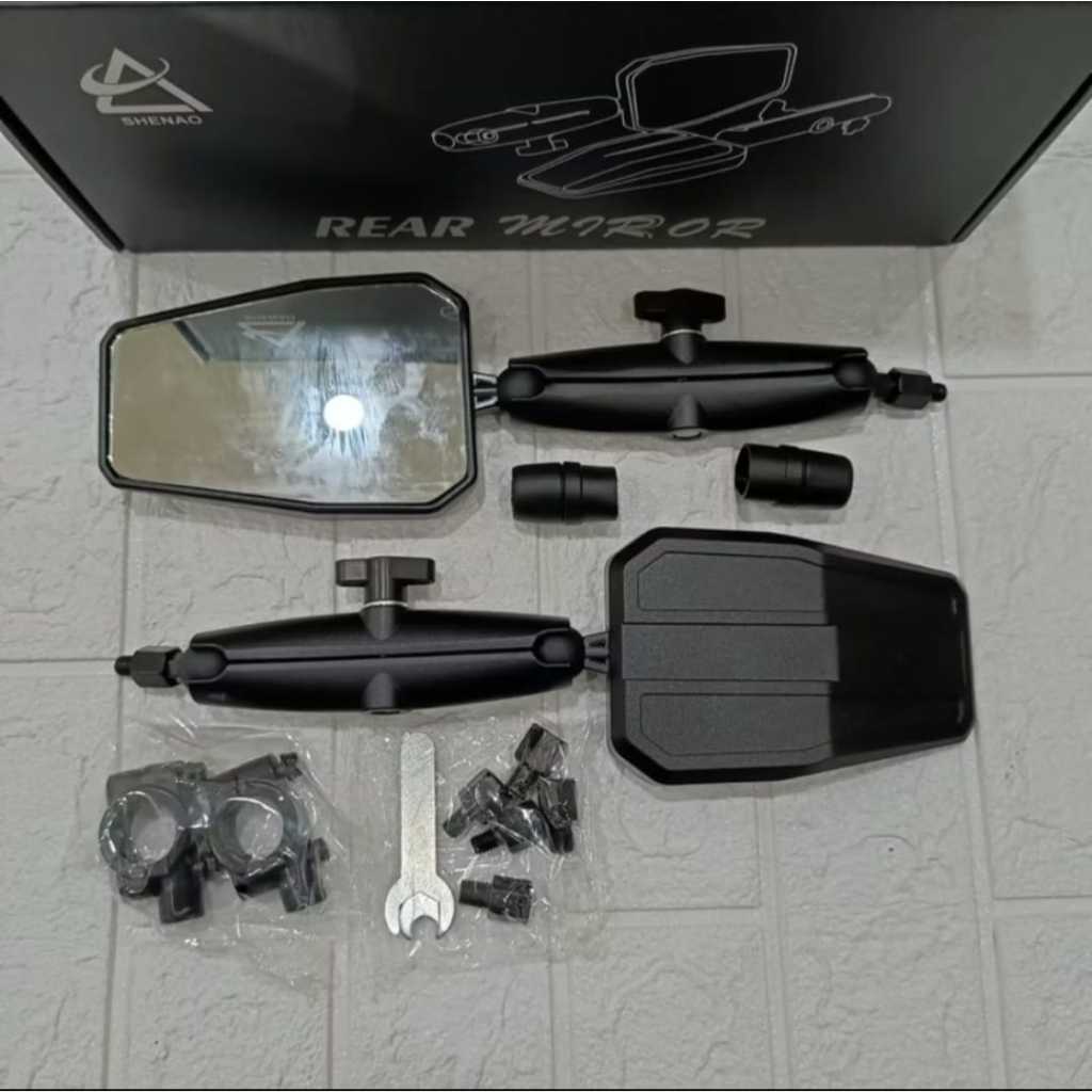 Universal CNC Enduro Mirror with Oval Box Design for Xmax Lexi Klx Pcx ...