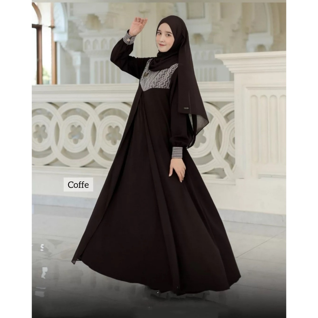 Khalisa Latest Women's Gamis Dress 2025 Latest Model / Ceruty Babydoll ...