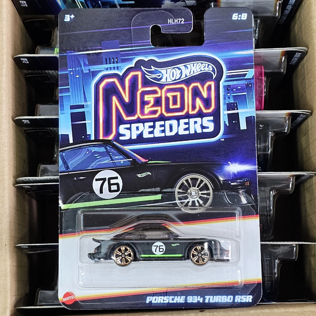2025 HOT WHEELS PORSCHE 934 TURBO RSR EXCLUSIVE NEON SPEEDERS | Shopee Singapore