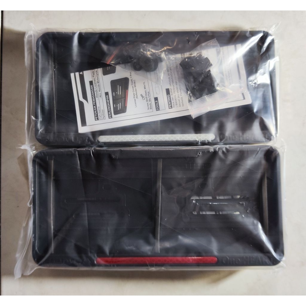 Honda Number Plate Cover / Holder (AHM Honda Genuine Accessories ...