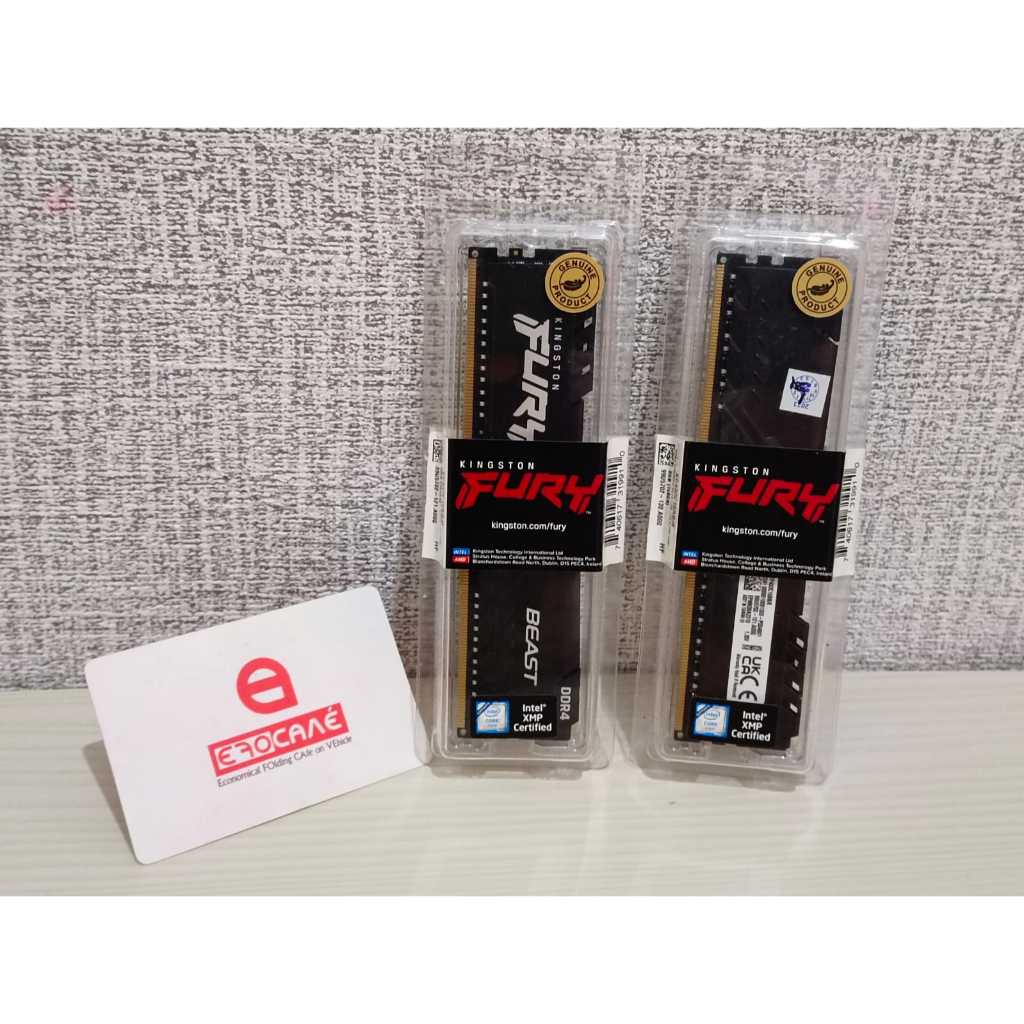 RAM DDR4 Kingston FURY BEAST 16GB kit 3200 MHz PC4-25600 8GB x2 --Addive Exchange (Upgrade ...