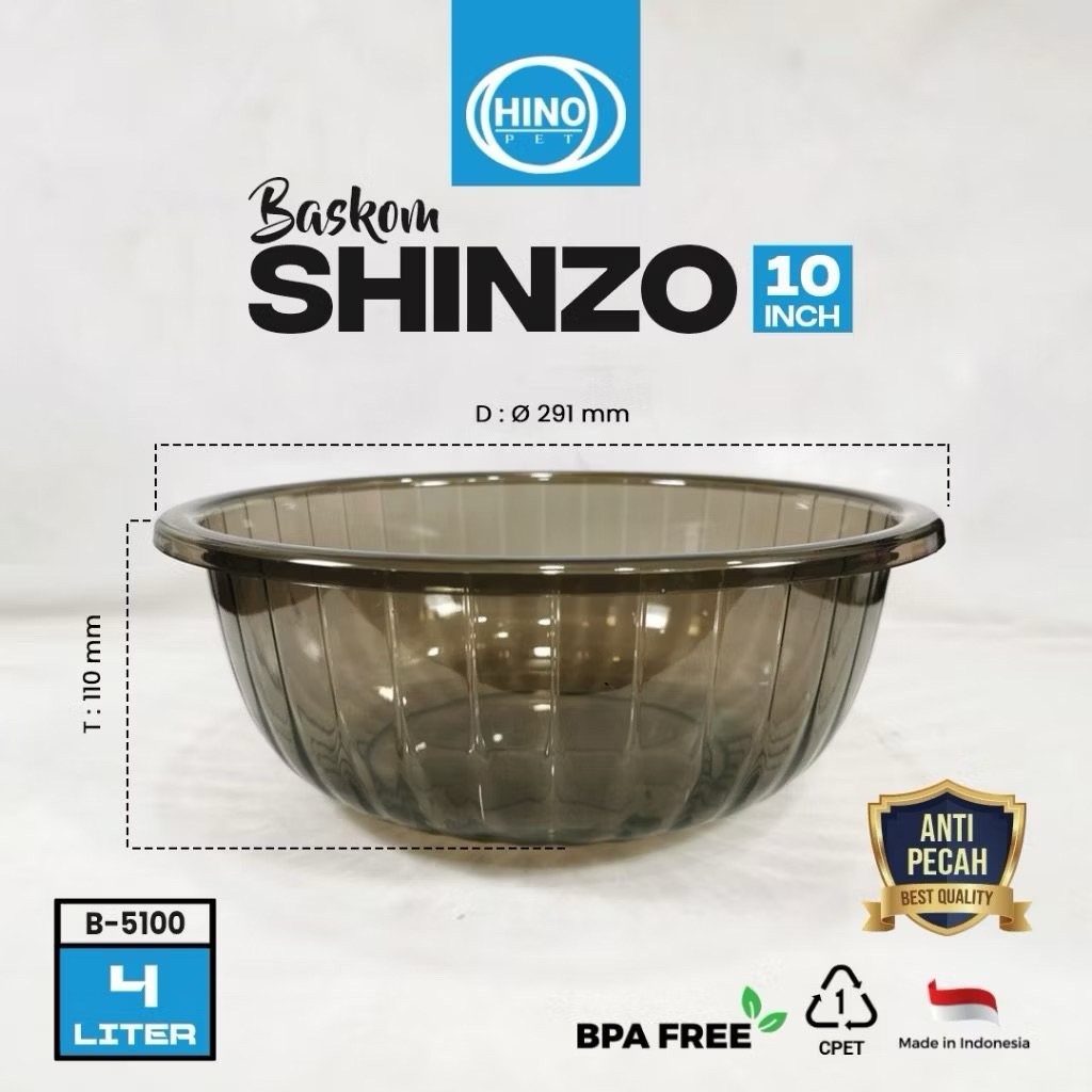 Shinzo clio basin/acrylic basin/4-liter basin/clear basin/vegetable ...