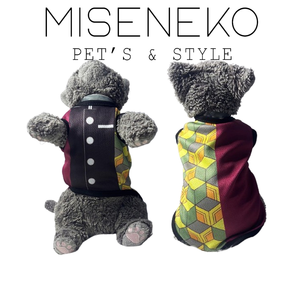 Cheap Cute Cartoon Anime Cat Clothes Giyuu Tomioka Kimetsu no Yaiba KNY ...
