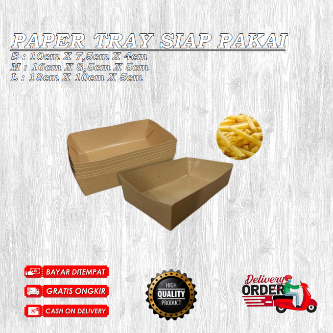 Sml laminated 290 GSM ready-to-use Paper tray - food container - plate ...