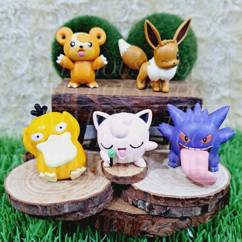 Pokemon Action Figure Set Takaratomy Sit Snap Moves Figurine Pokemon ...