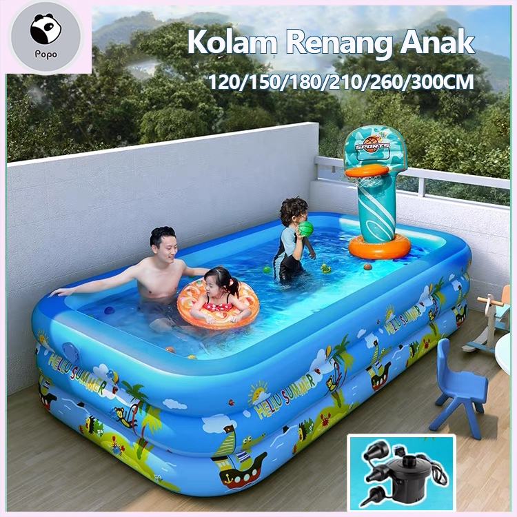 Jumbo Children's Swimming Pool 3m PVC 3ring Portable Children's Ball ...