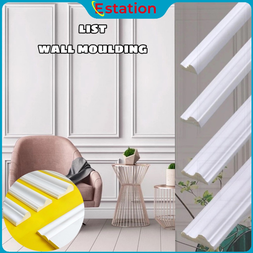 HIASAN DINDING [1.45 Meter] Lis List Border Profile Wall Molding/Mold ...