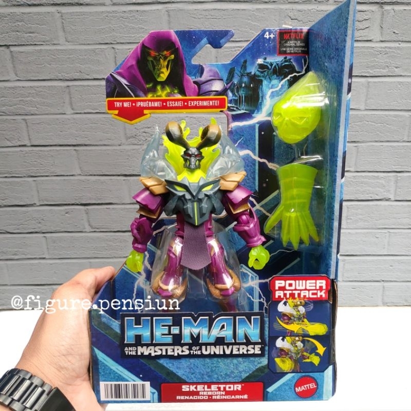 Mattel HE-MAN MASTERS OF THE UNIVERSE SKELETOR REBORN POWER ATTACK ...