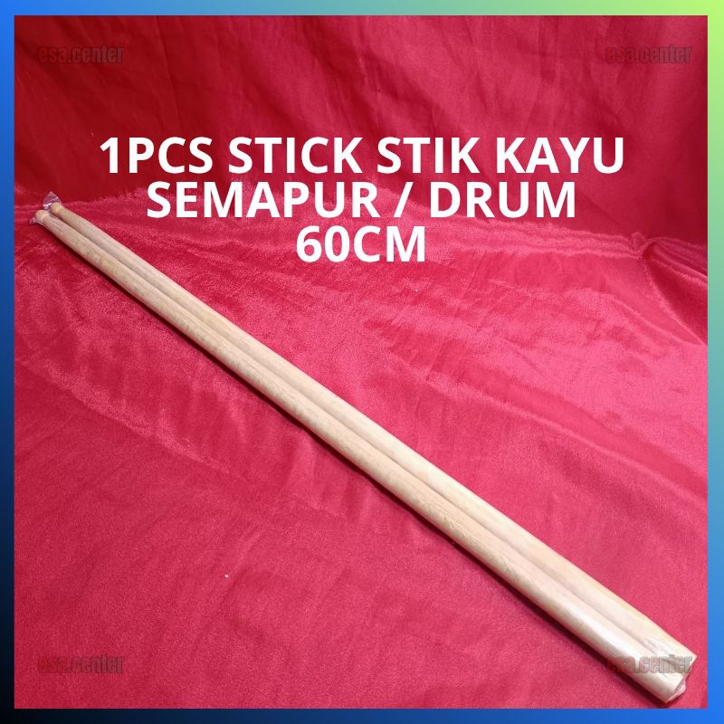KAYU 1pcs Wooden Semapur Semapor Flag Stick / Wooden Marching Band Drum ...