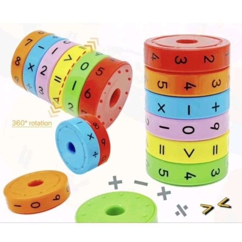 Children's EDUCATIONAL TOYS RUBIK NUMBERS COUNTING MAGNET [AR71 ...