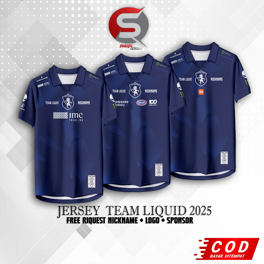 Newest TEAM LIQUID ESPORTS LIQUID AURA LIQUID ECHO T-SHIRT JERSEY 2025 ...