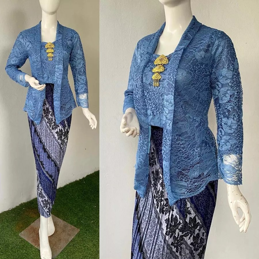 Kutubaru kebaya/modern kebaya suit/full lining brocade kebaya ...