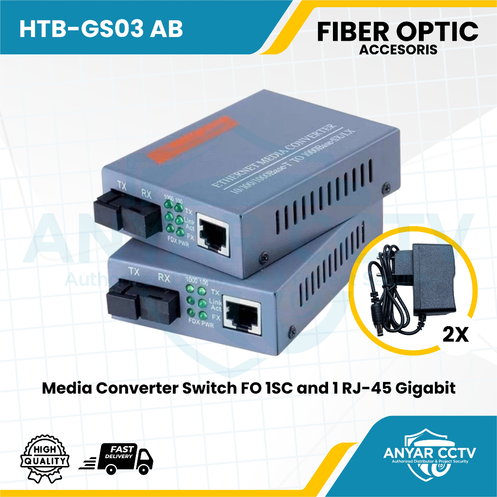 Netlink HTB GS03 HTB-GS03 Gigabit Single Mode Media Converter | Shopee Singapore