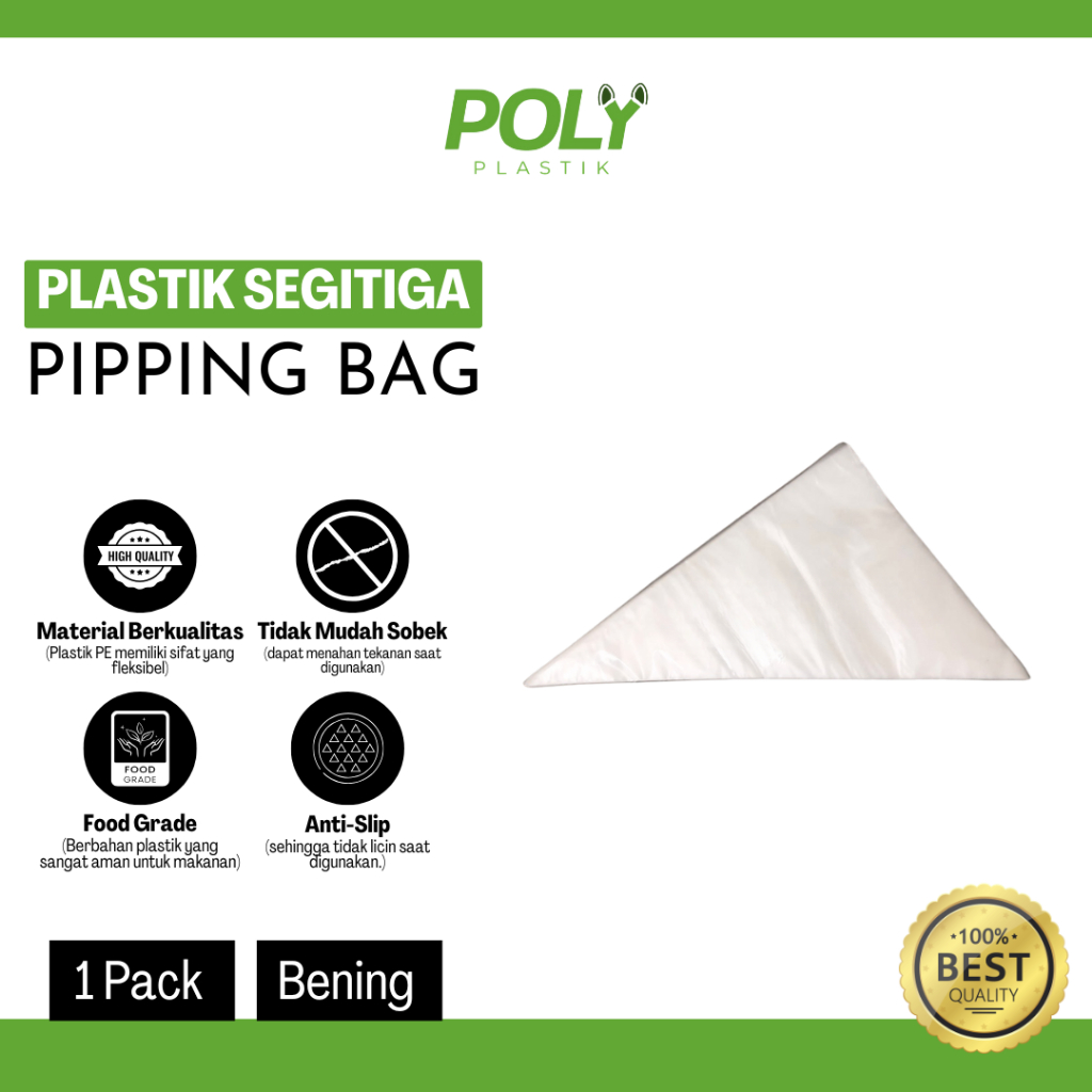 Plastic Triangle Papping Pipping Bag Funnel Per Pack Contains 50pcs ...