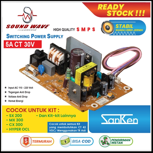 SMPS ADAPTOR 5A CT 30V SWITCHING POWER SUPPLY | Shopee Singapore