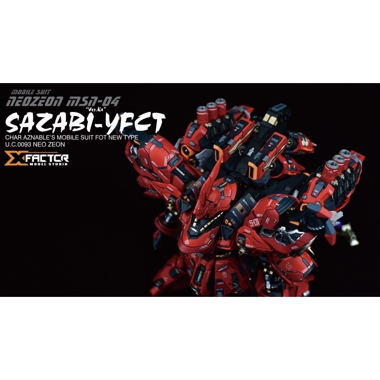 MG 1/100 Sazabi Backpack Garage Kit by X Factor | Shopee Singapore