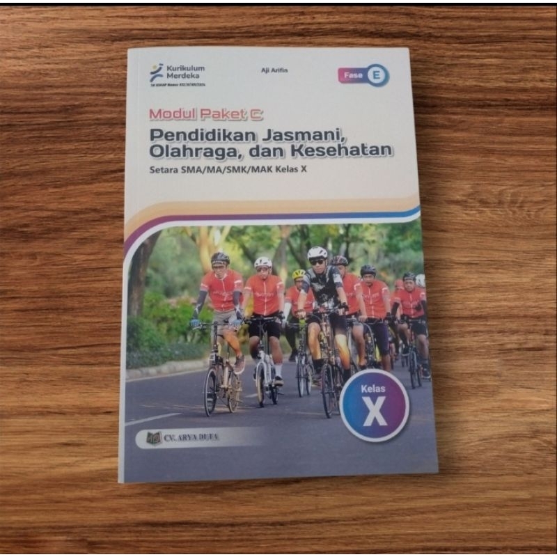 Textbook module package C equivalent to SMA PJOK curriculum merdeka ...