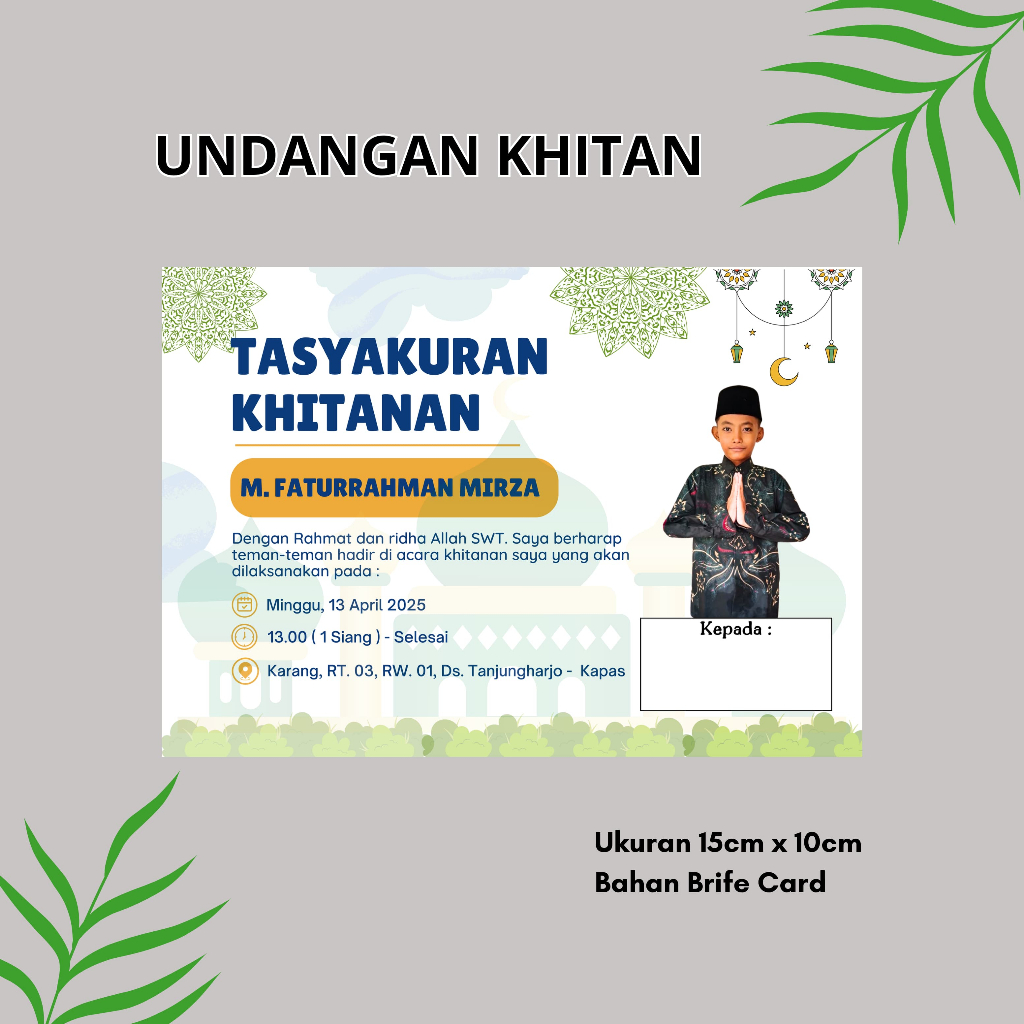 Children's Circumcision Invitations Custom Circumcision Invitations ...