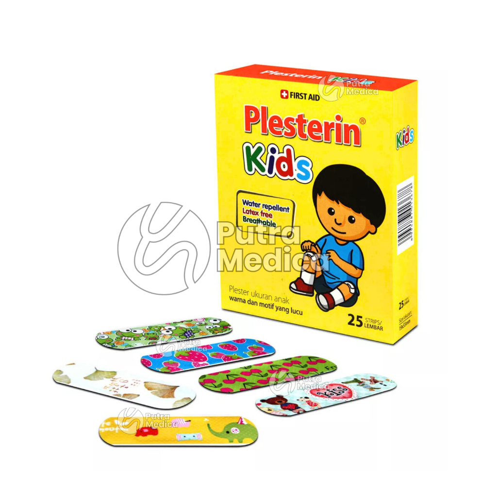 Onemed First Aid Kids Plasterin Mixed Motif Characters, 25 Sheets ...