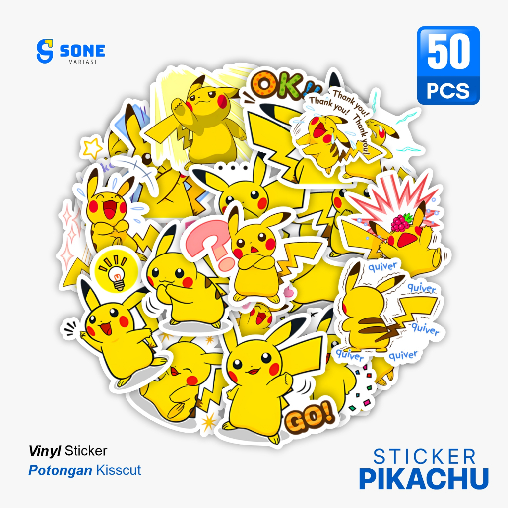 Nono Pokemon Vinyl Waterproof Aesthetic Stickers For Journal / Laptop ...