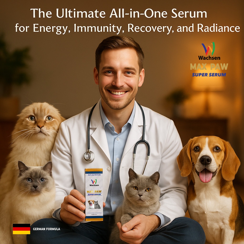 Max Paw Super Serum Vitamin for Adult Cats and Dogs All In One Solution ...