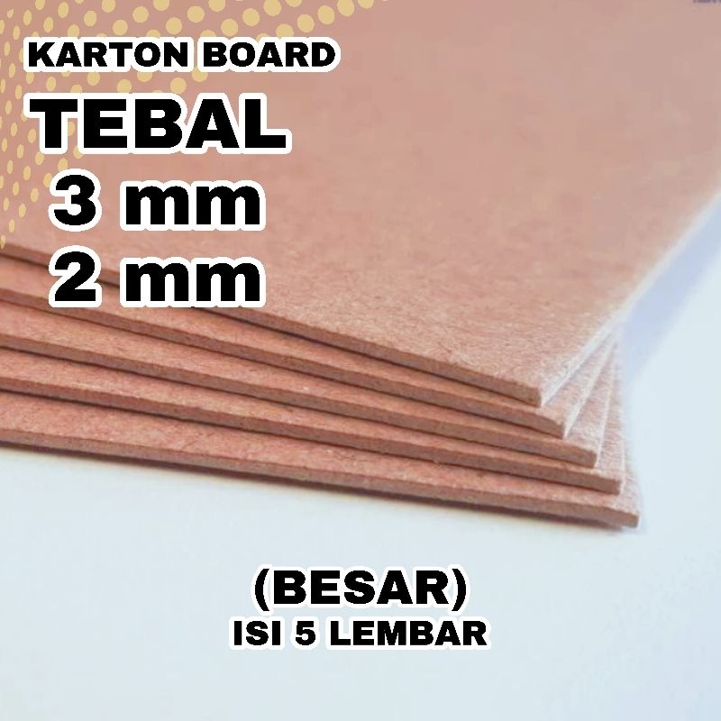 Yellow Board 3 mm thick, 2mm stiff cardboard board, 5 sheets | Shopee ...