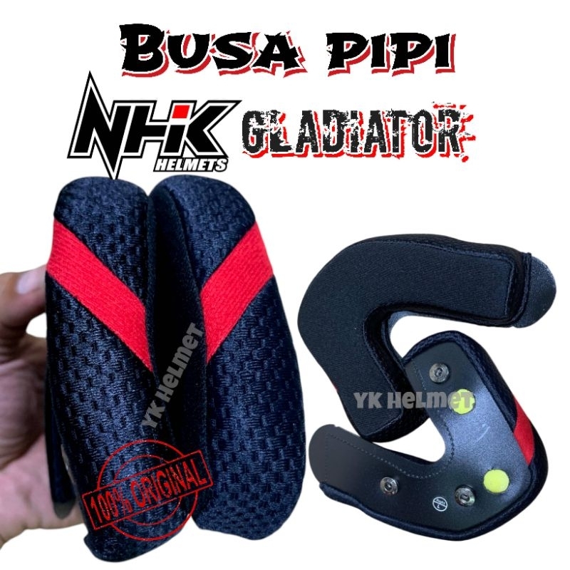 NHK GLADIATOR CHEEK FOAM - NHK Gladiator helmet foam | Shopee Singapore
