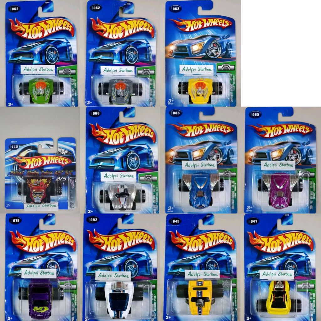 Hotwheels hot wheels fatbax toyota supra silhouette jacknabbit special 2004 first editions ...