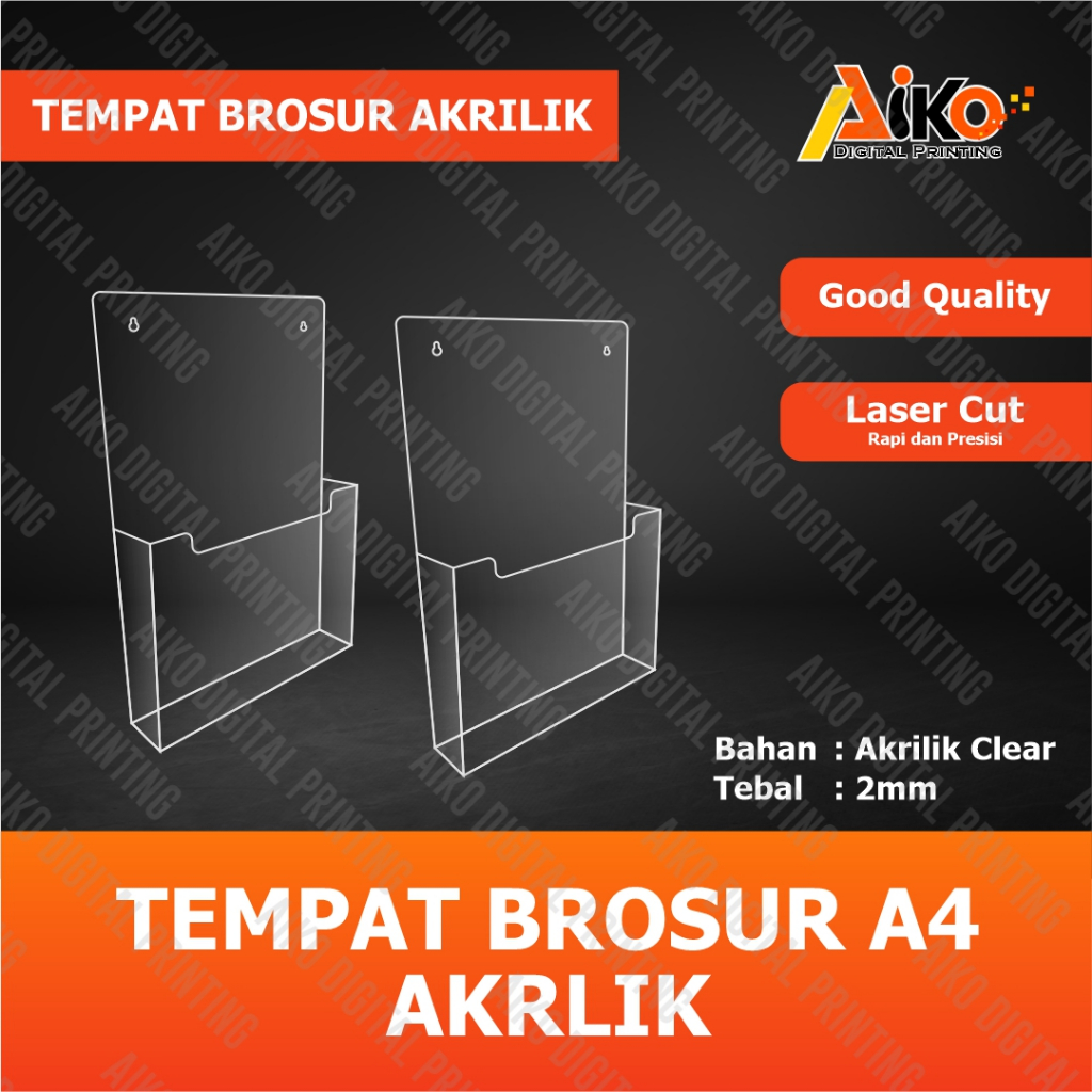 ACRYLIC BROSUR RACK - ACRYLIC BROSUR DISPLAY - A4 SIZE | Shopee Singapore