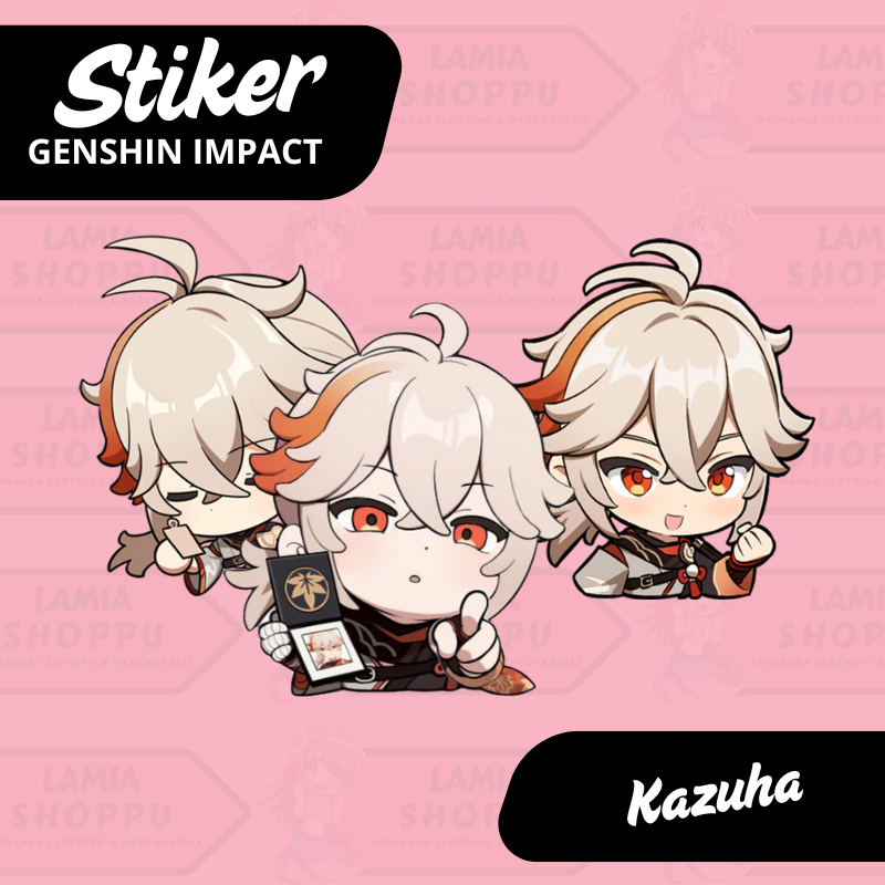 Genshin Impact Kaedehara Kazuha Sticker | Kazuha Genshin Sticker ...
