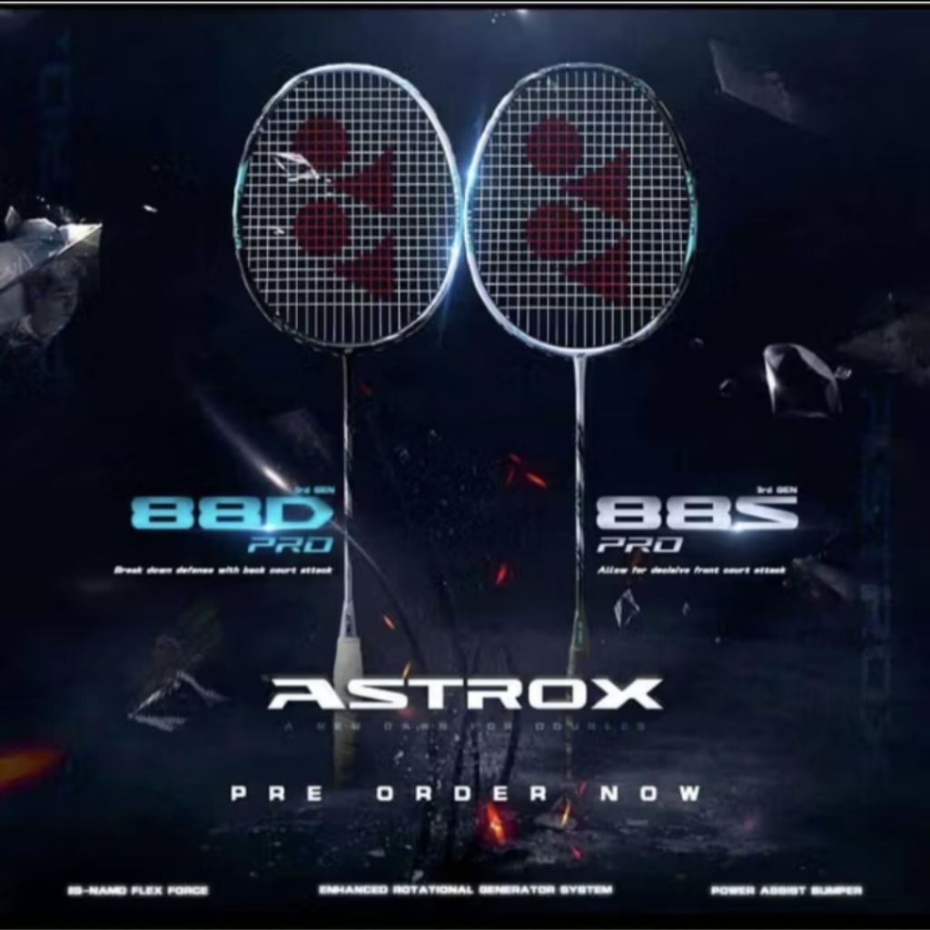 Astrox 88 D/S Pro Gen3 30 Lbs Badminton Racket Ready to Use | Shopee ...