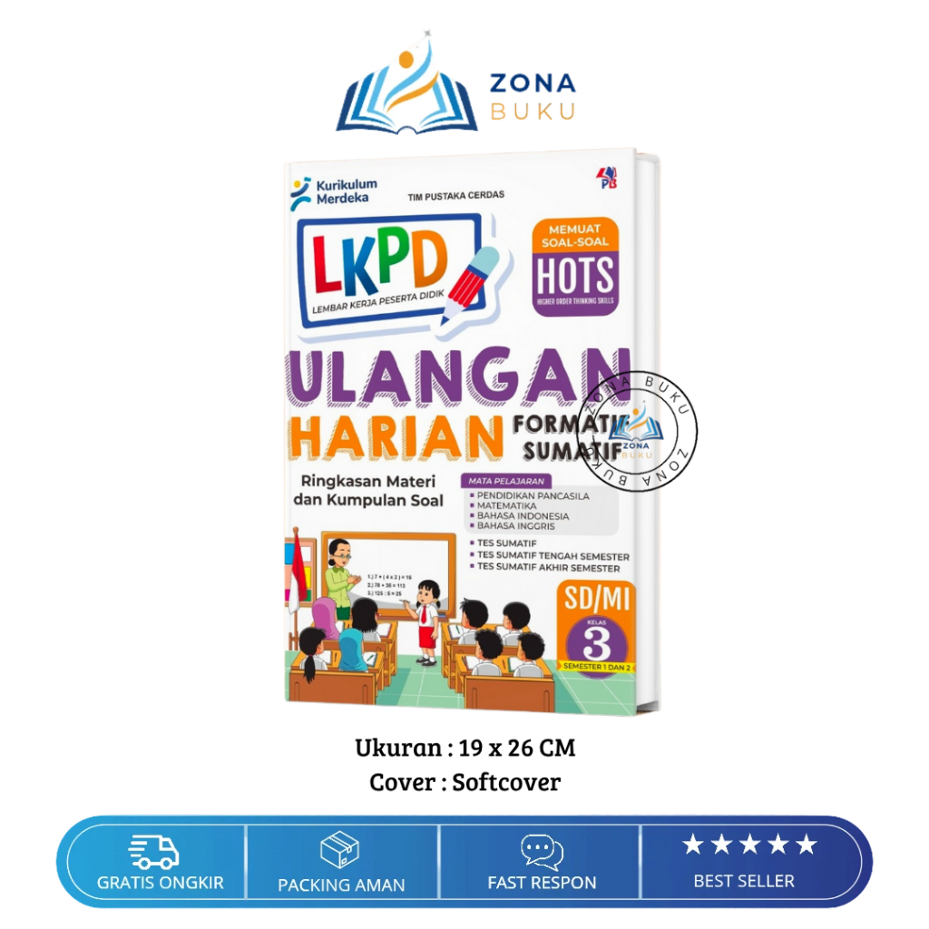 LKPD Book for Class 3 SD MI Daily Tests for the Merdeka Summative and ...