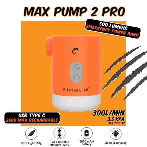 4-in-1 Portable 3600mAh Rechargeable Air Pump - Electric Pump Electric ...