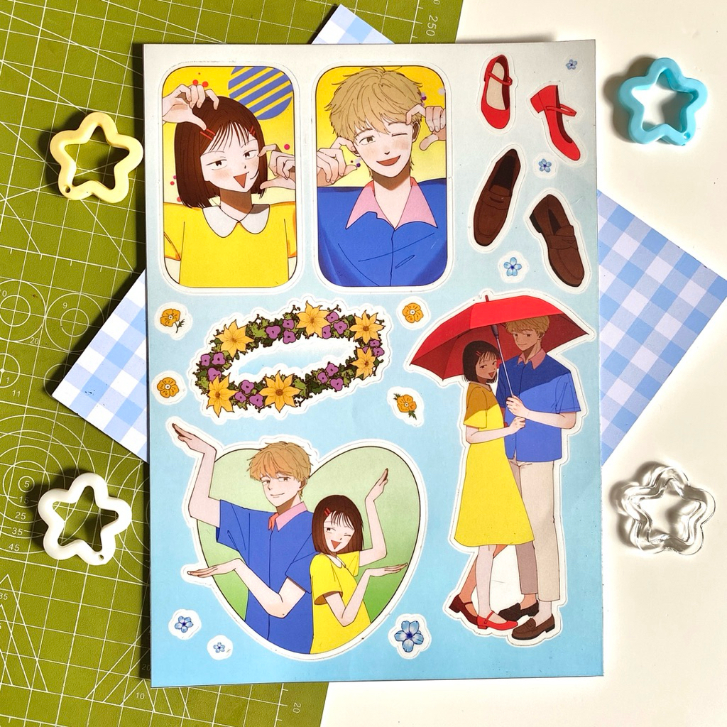 Skip and Loafer Shimamitsu / A5 Kiss Cut Stickers by crumby_joy ...