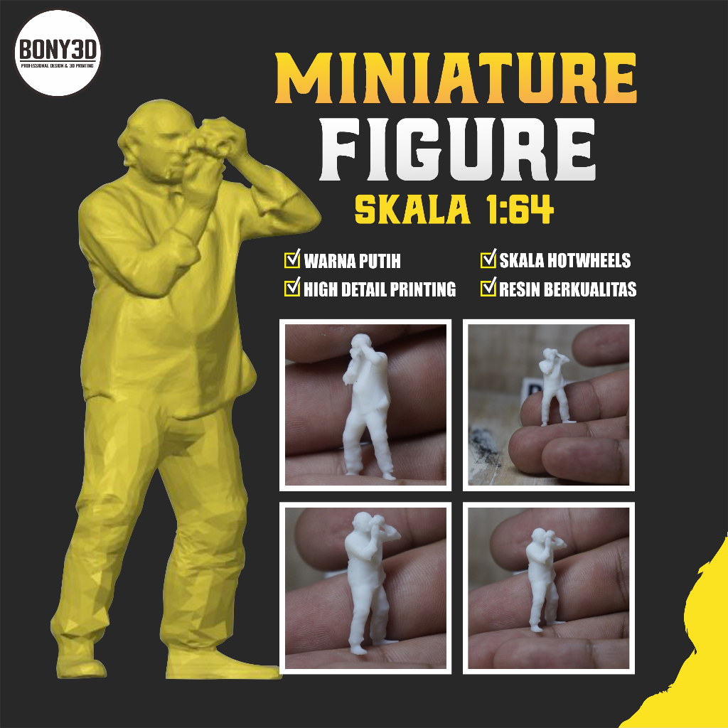 1/64 Scale Figure | Old Photographer Figure Miniature for Diecast ...