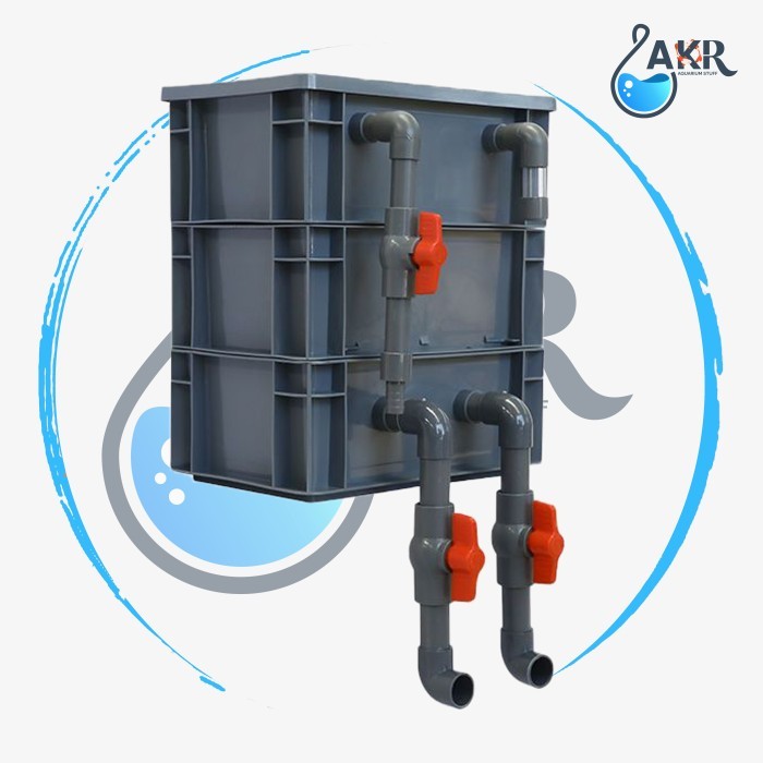 Top Filter External Trickle Box Aquarium Stacking Filter for Koi Fish ...