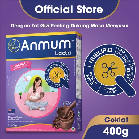 Anmum Lacta Nutritional Milk for Breastfeeding Mothers Chocolate 400g ...