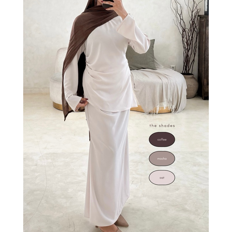 Ghamara • RHEA RAYA SET | One set WOMEN | Malay Eid kurung clothes ...