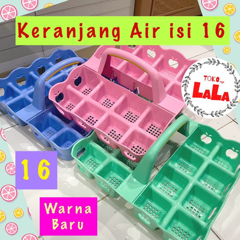 Aqua Basket contains 16 / Aqua Rack Plastic Mineral Water Holder size L ...