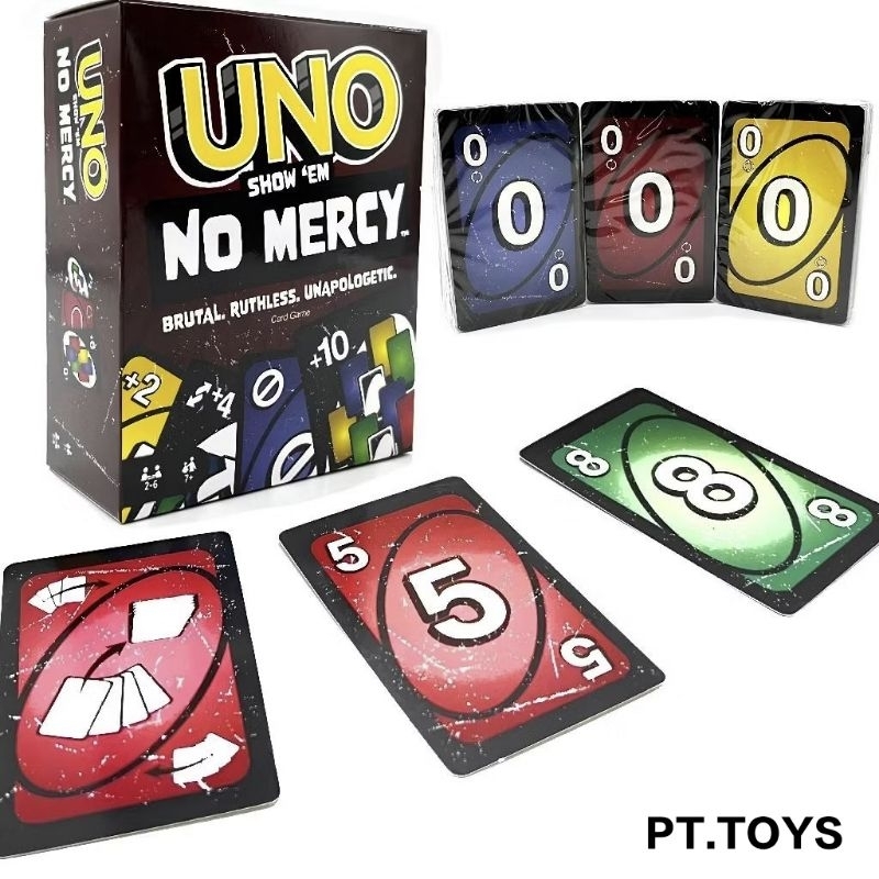 Uno MERCY CARD GAME / NO MERCY CARD GAME CARD GAME - PT TOYS | Shopee ...