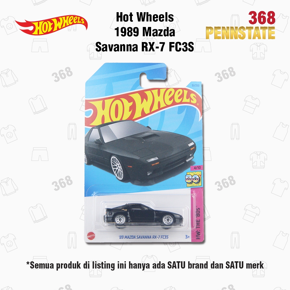 Hot Wheels Original Diecast Real Car Model 1989 Mazda Savanna RX-7 FC35 ...