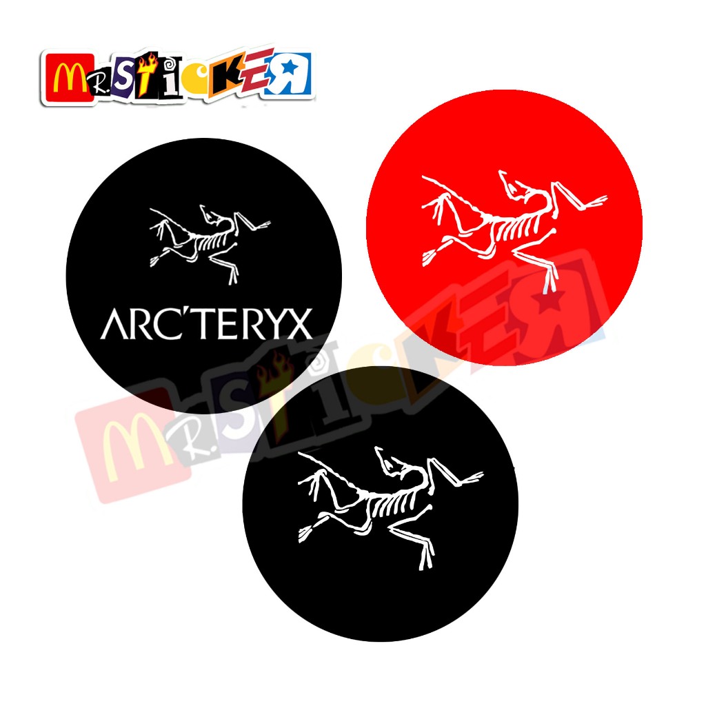 Arcteryx logo rounded sticker | Shopee Singapore