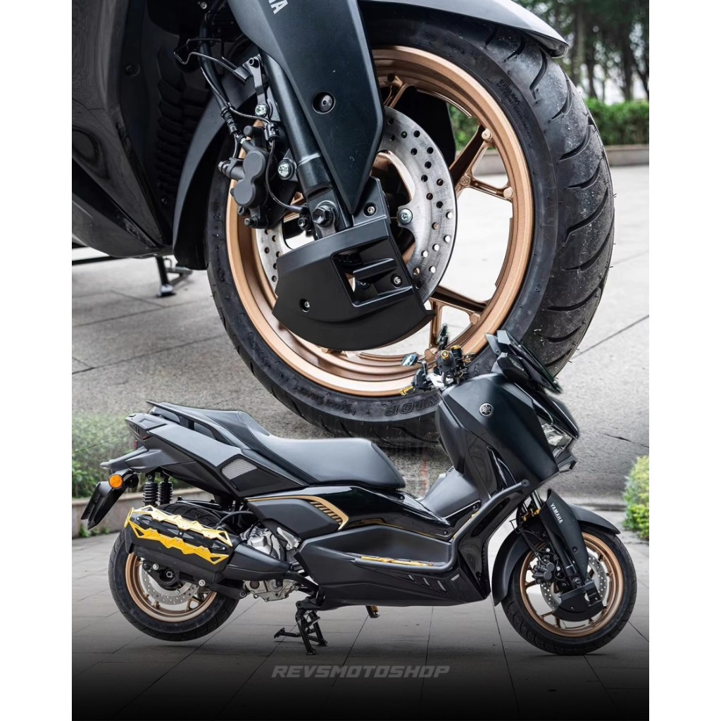 Gptech AIRSCOOP / AIRDECT BRAKE COOLER YAMAHA AEROX XMAX (DISCBRAKE ...