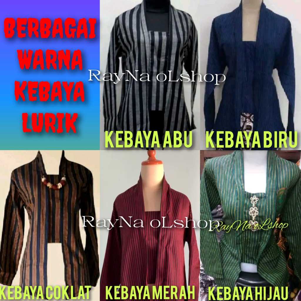 Kutubaru LURIK KEBAYA, WOMEN'S TRADITIONAL CLOTHES, CLASSIC MODERN ...